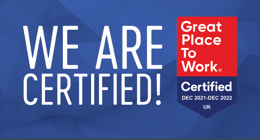 We are GPTW Certified! - Active International